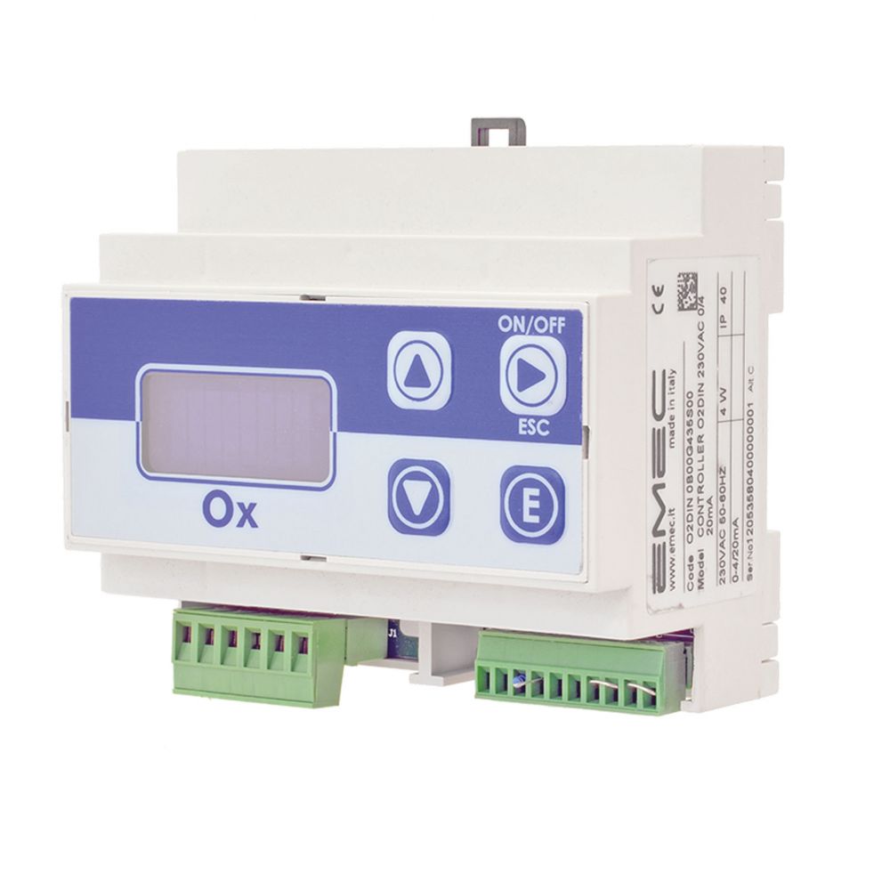 Panel instrument for optimal water conditioning holding 6 DIN bars